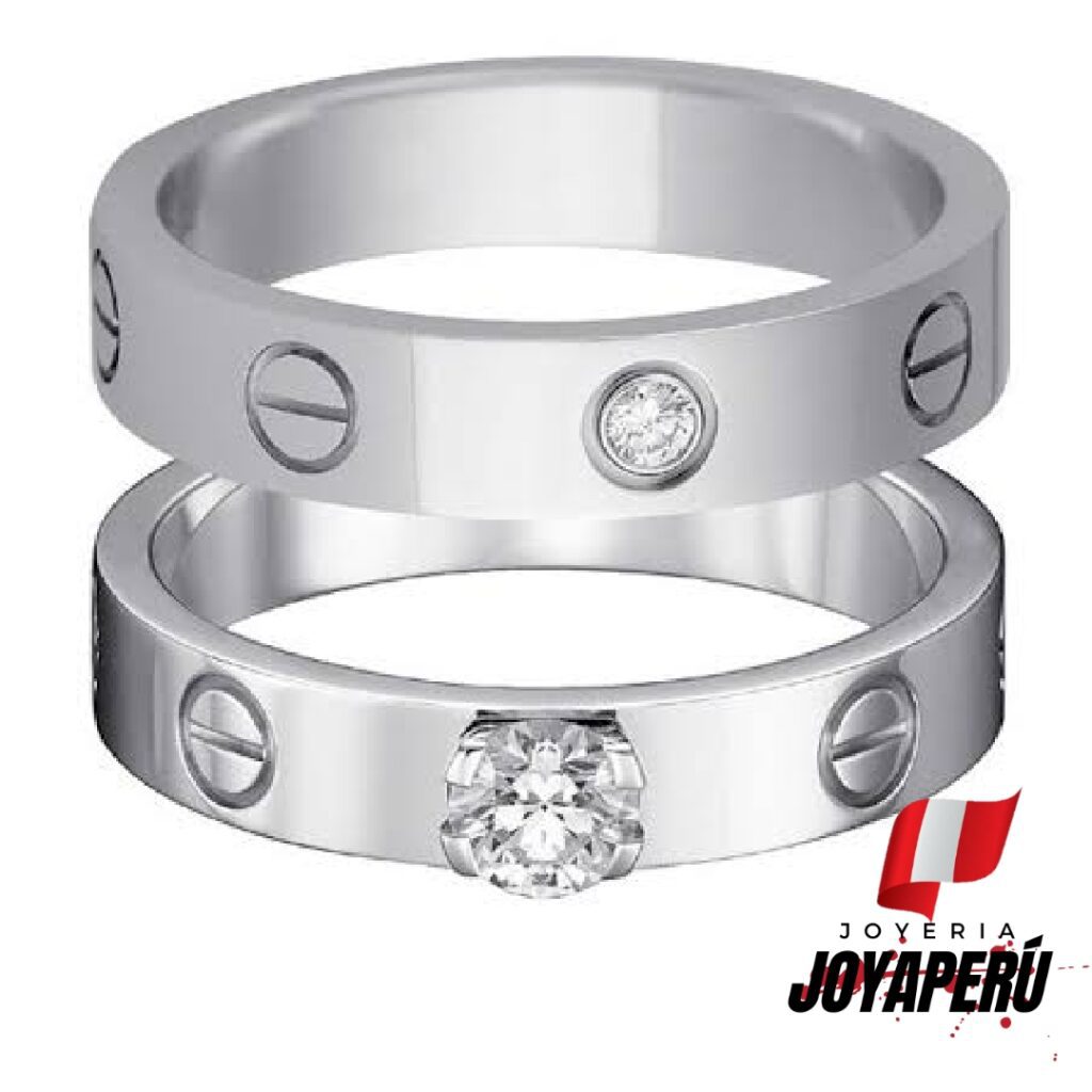 ANILLOS CARTIER CON PIEDRAS – JOYAPERU